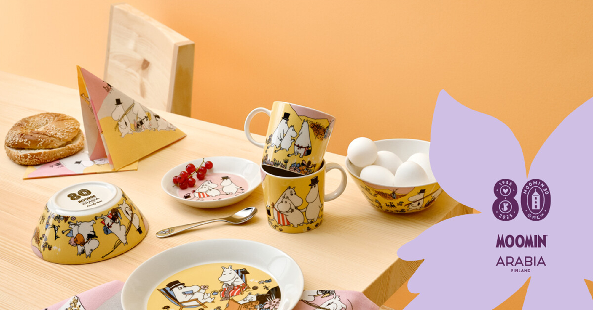 Moomin Arabiaからムーミン80周年を記念した新しいコレクションが登場！2月5日（水）発売 | ムーミン公式サイト
