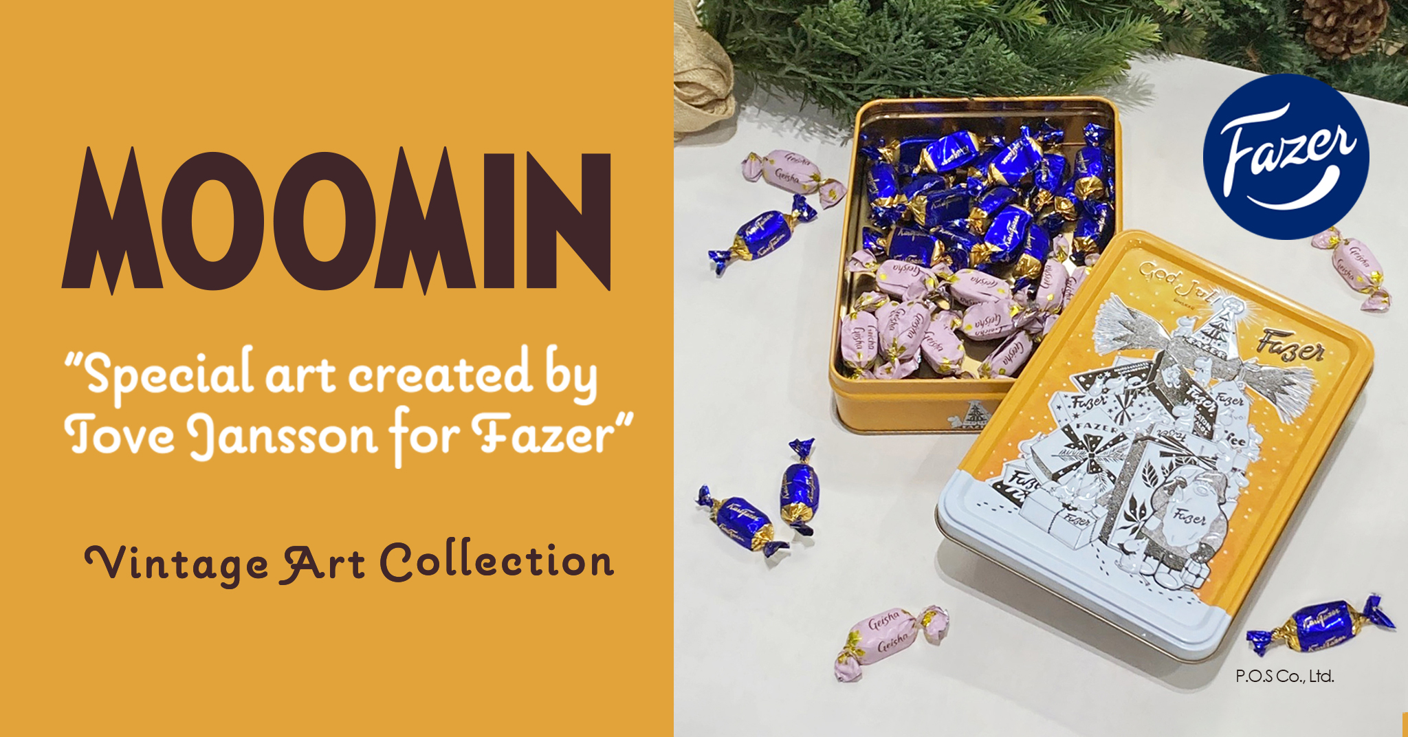 MOOMINとフィンランドの国民的菓子メーカーFAZERのクリスマス限定コラボレーション！ | ムーミン公式サイト