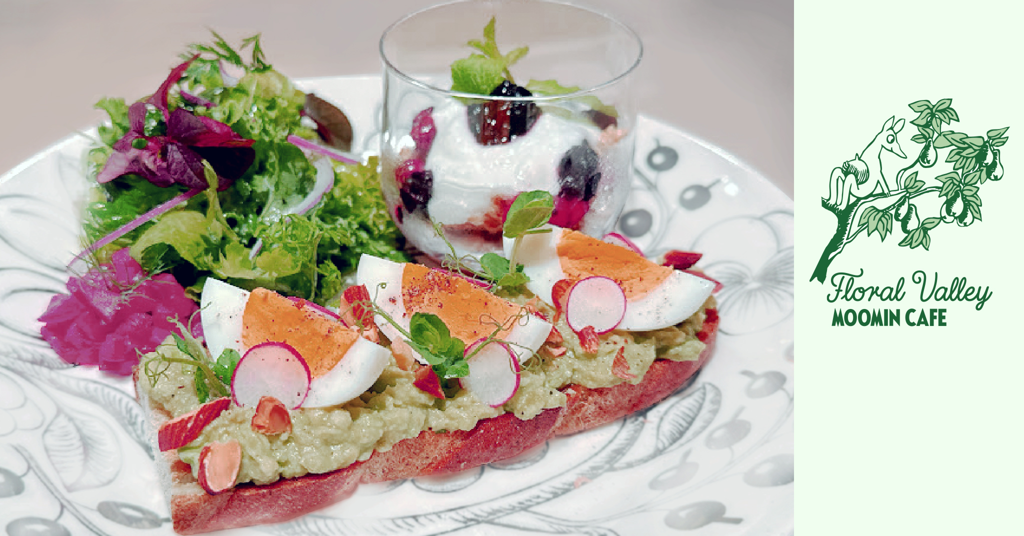 Moomin Cafe Floral Valley